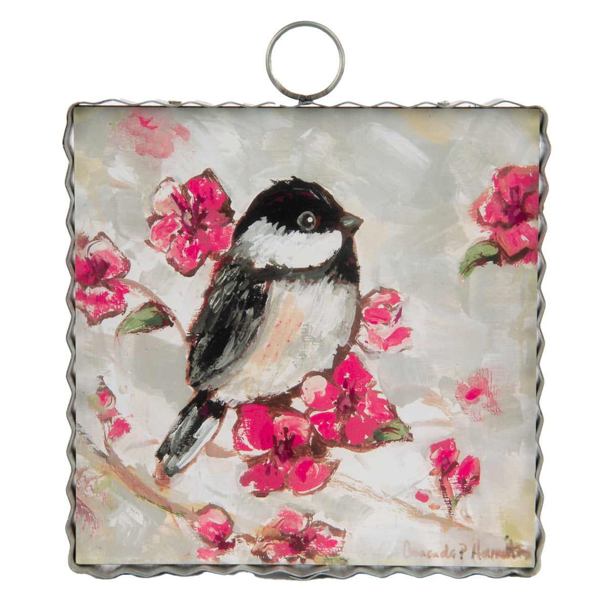 MINI CHICKADEE SPRING PRINT #S24090 | IN THE WIND