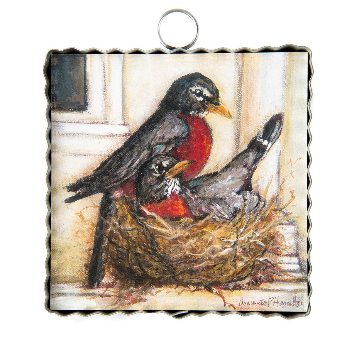 MINI ROBIN PARENTS PRINT #S24082 | IN THE WIND