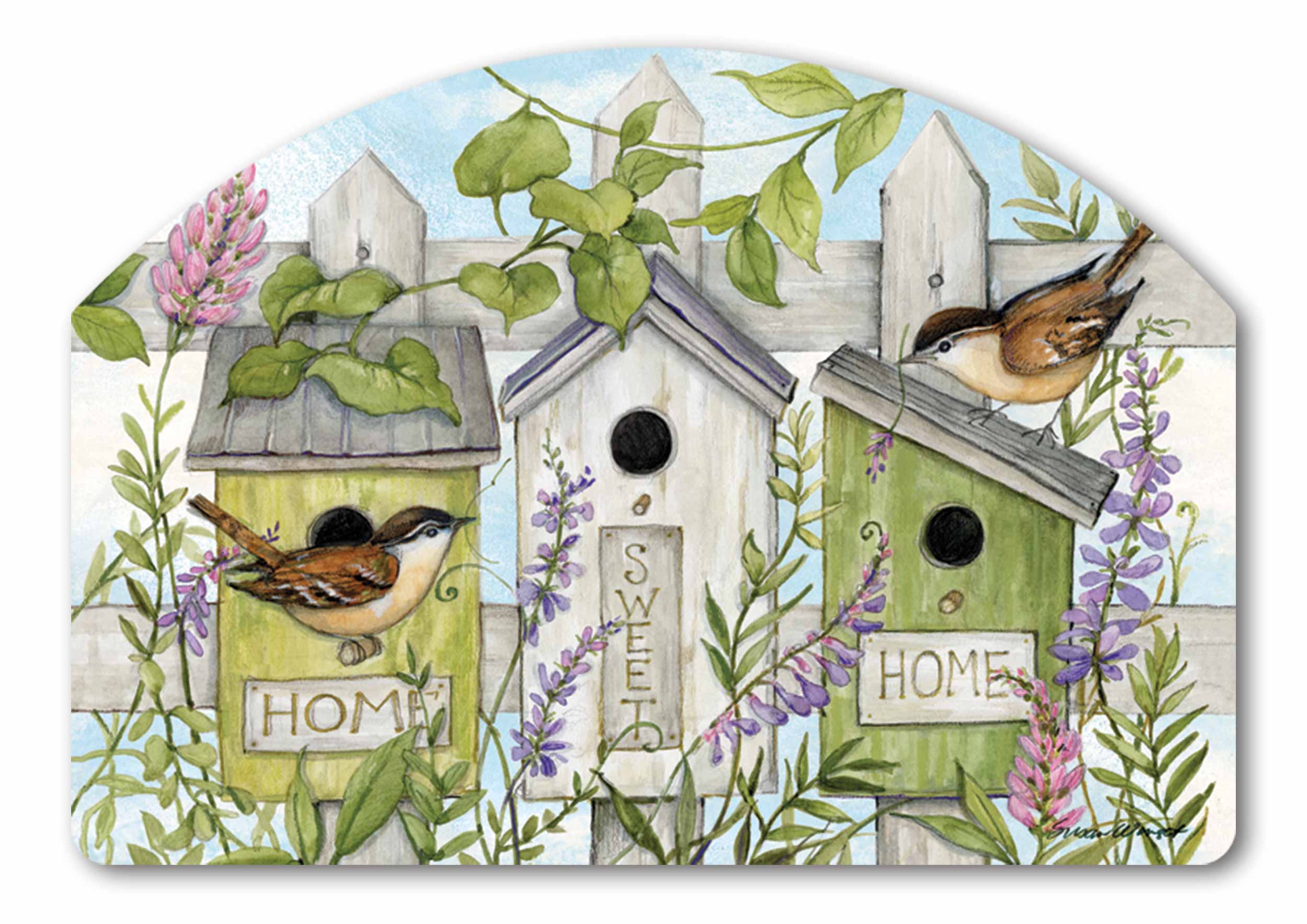 BIRDHOUSE VINES YARD DESIGN #73243 | IN THE WIND