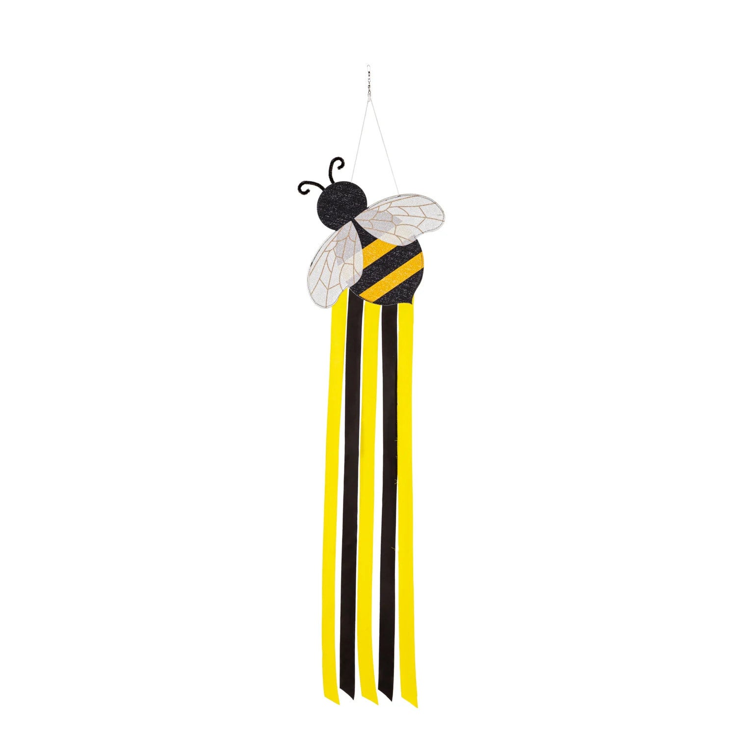 BEE SHAPED FABRIC WINDSOCK #45597 | IN THE WIND